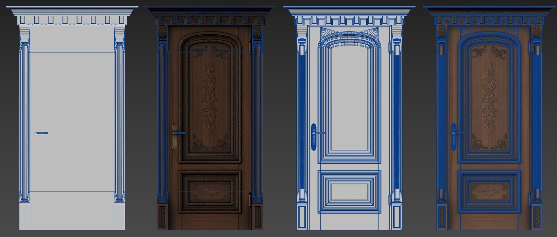 ArtStation - Classic doors | Game Assets