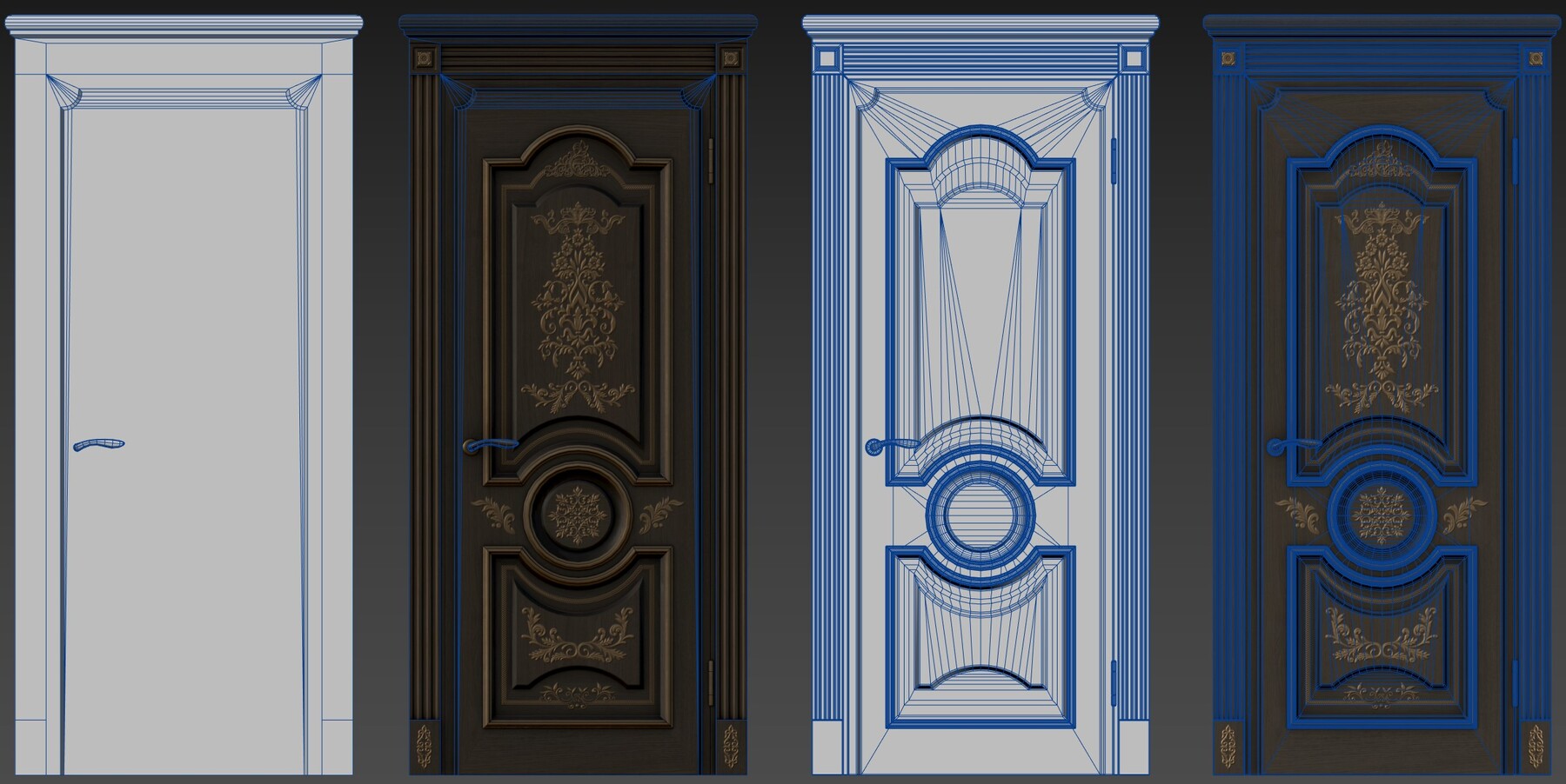 ArtStation - Classic doors | Game Assets