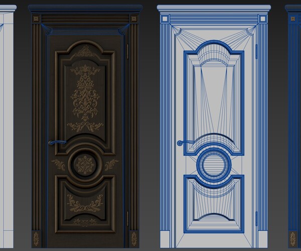 ArtStation - Classic doors | Game Assets