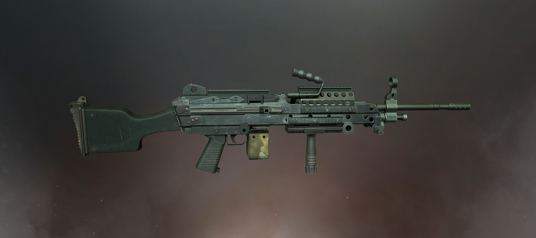 ArtStation - M249 U.S Machine Gun [Download Product] |M249 GUN |3D M249 ...