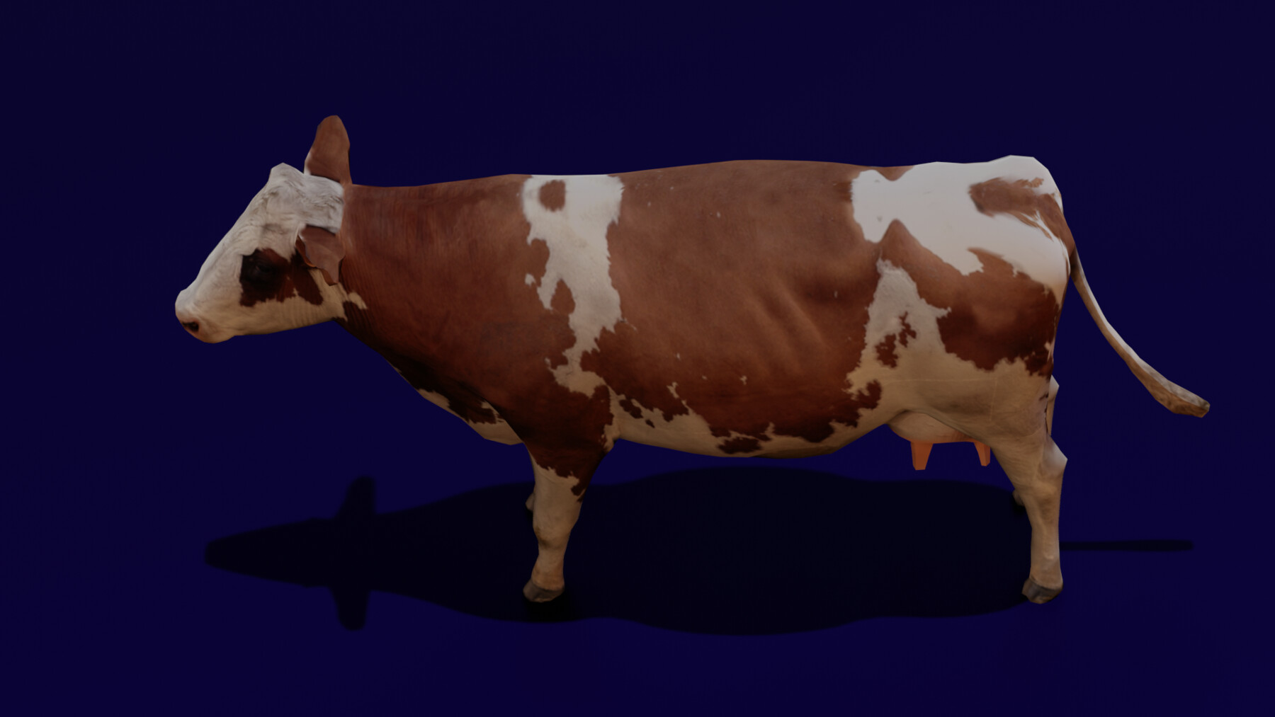 ArtStation - COW LOW POLY GAME READY 3D MODEL | Game Assets