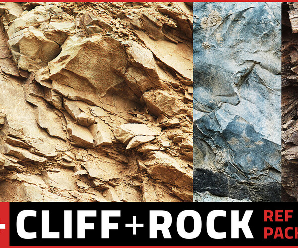 ArtStation - 150+ CLIFF & ROCK Reference Pack Vol.1 | Resources