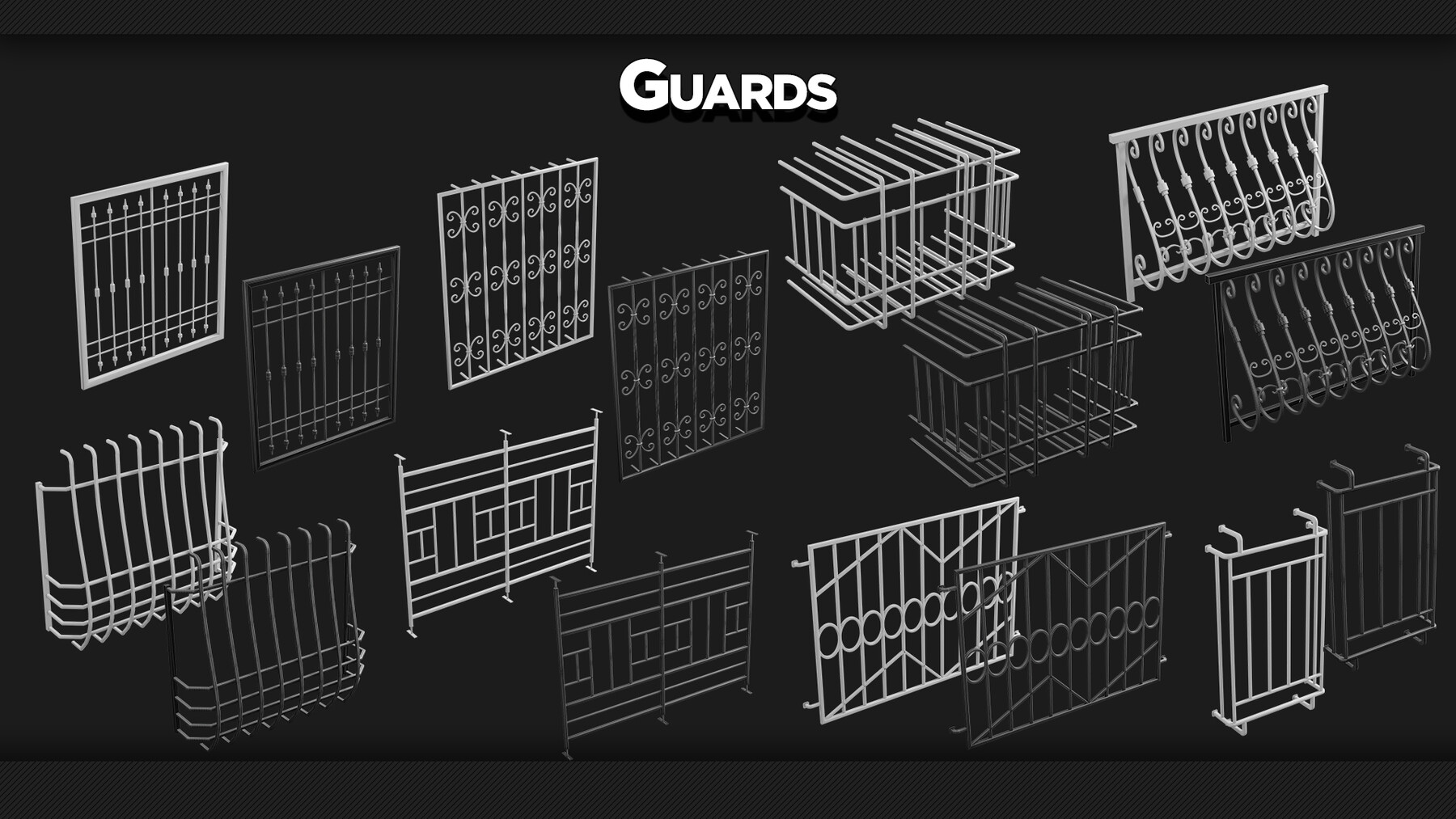 ArtStation - +75 Building Props - KITBASH - VOL 06 | Resources