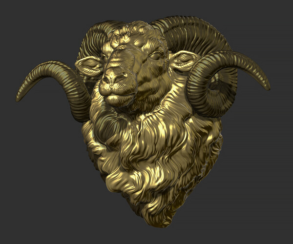 ArtStation - Ram sheep head | Resources