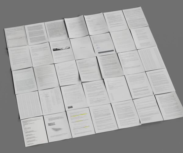 ArtStation - Scattered Paper | Game Assets