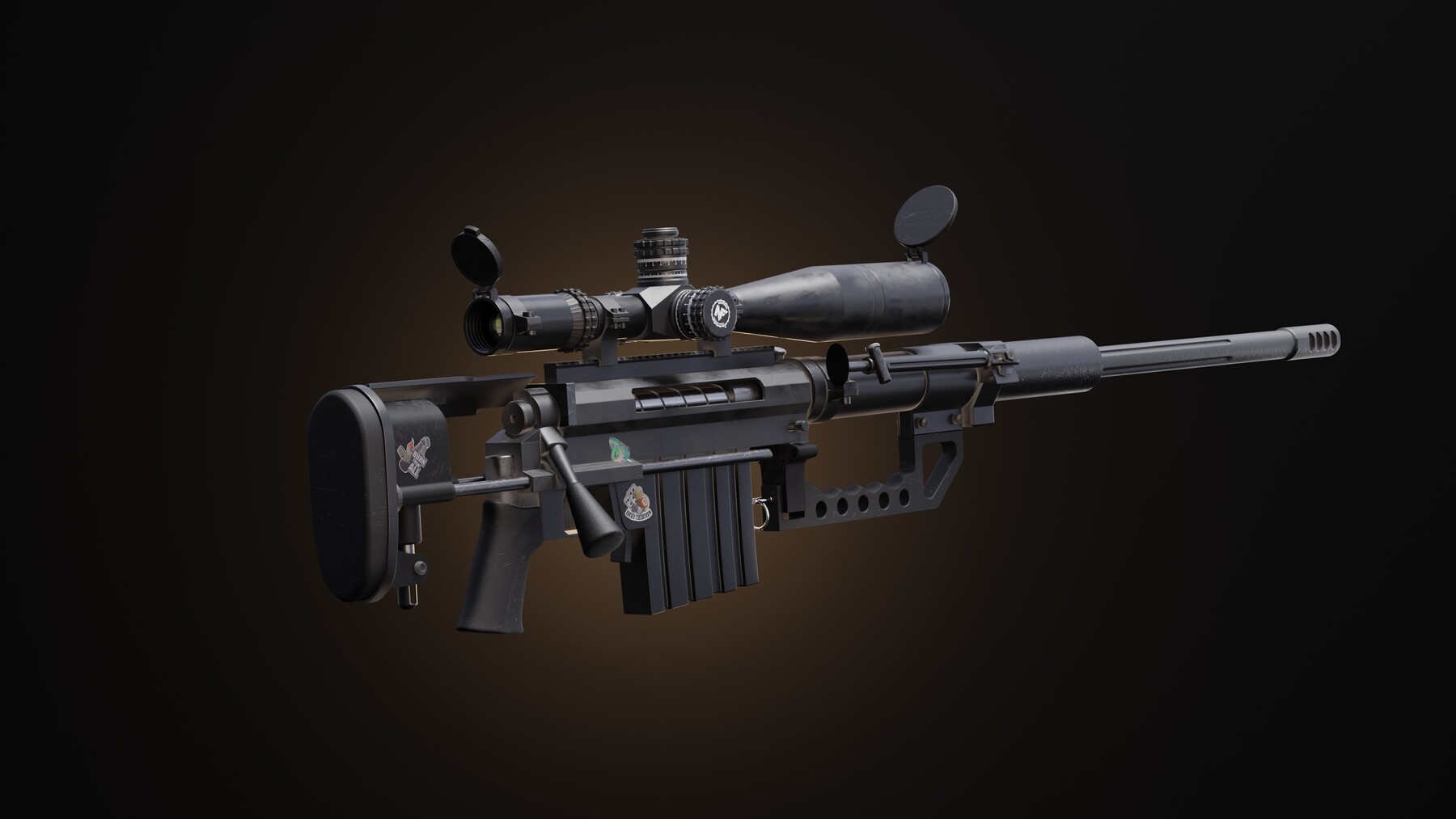 ArtStation - Rifle M200 Intervention /Optic Sniper/ | Resources