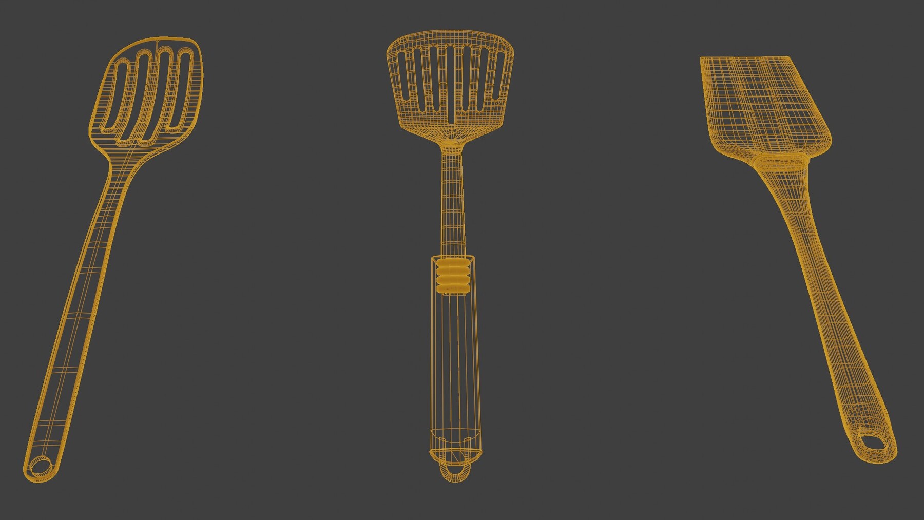 ArtStation - Spatula 3D Model Set | Game Assets