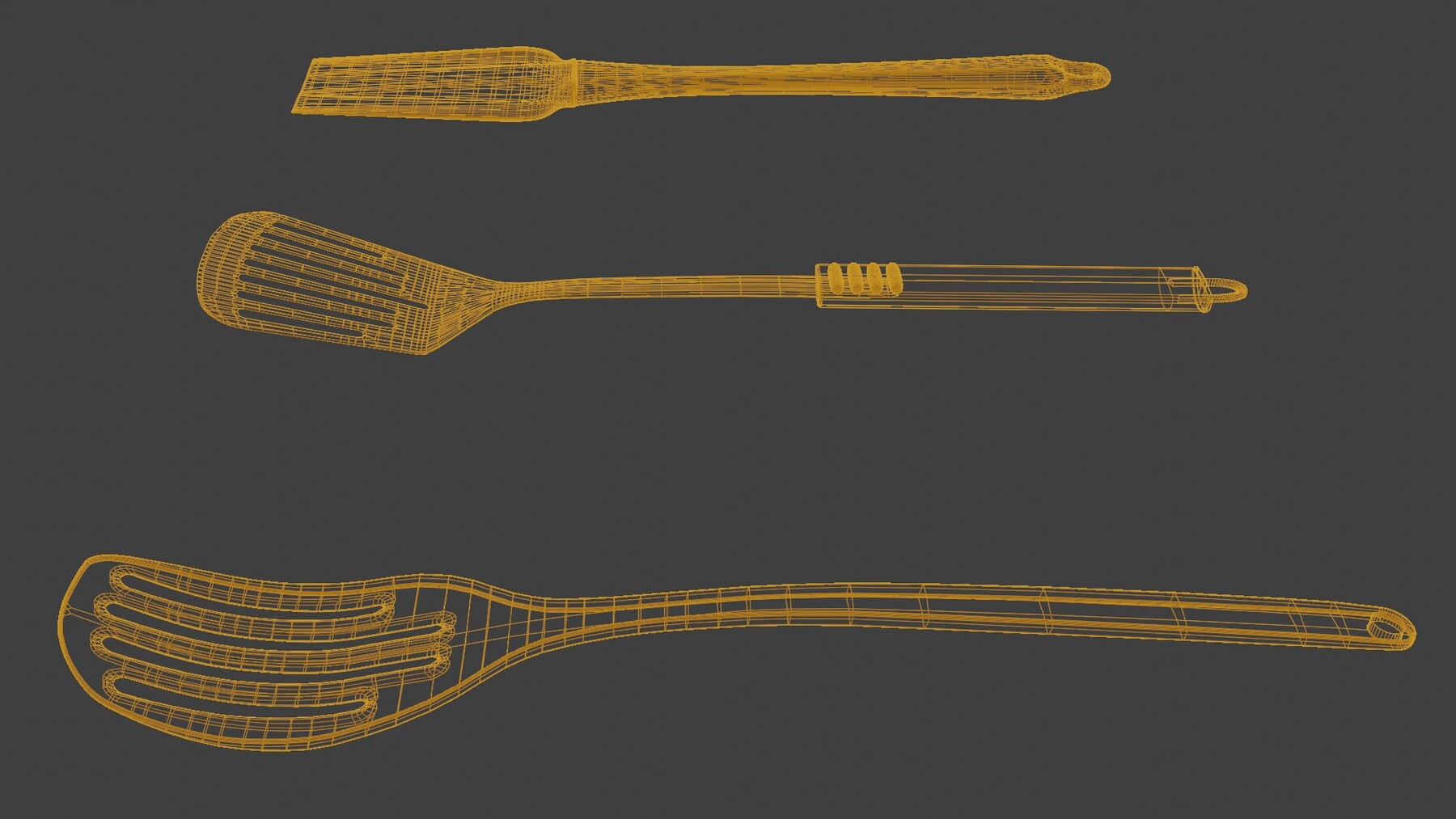 ArtStation - Spatula 3D Model Set | Game Assets