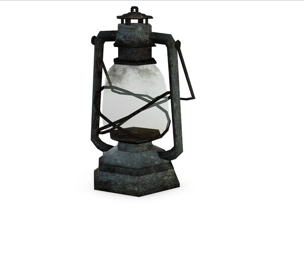 ArtStation - 3d low poly Lamp Old | Game Assets