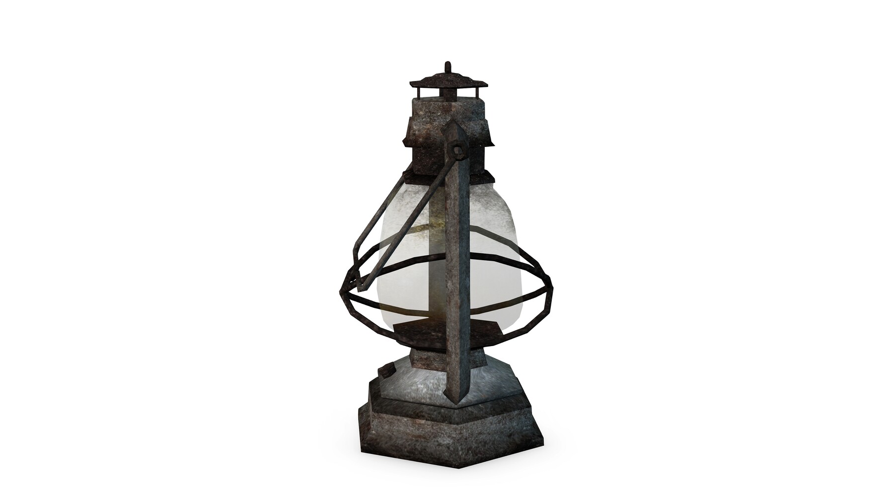 ArtStation - 3d low poly Lamp Old | Game Assets