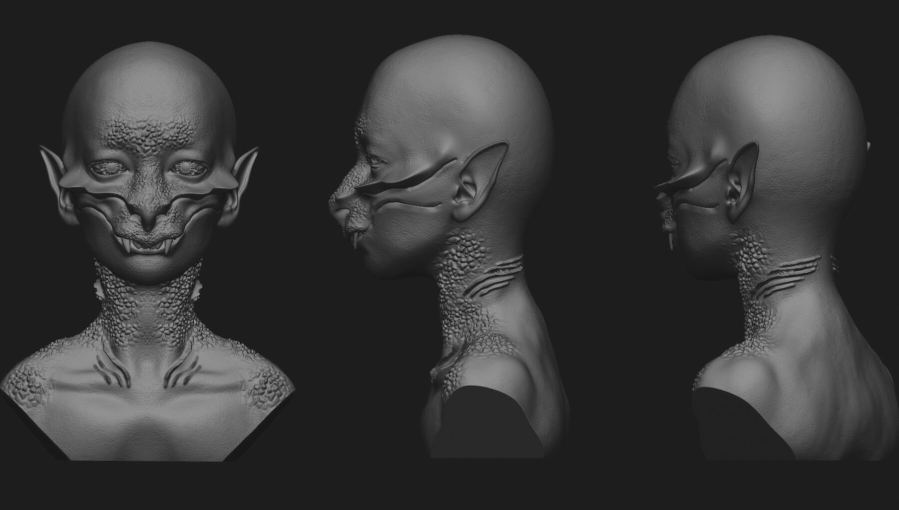 ArtStation - Creature 3D Model Amphibian | Resources