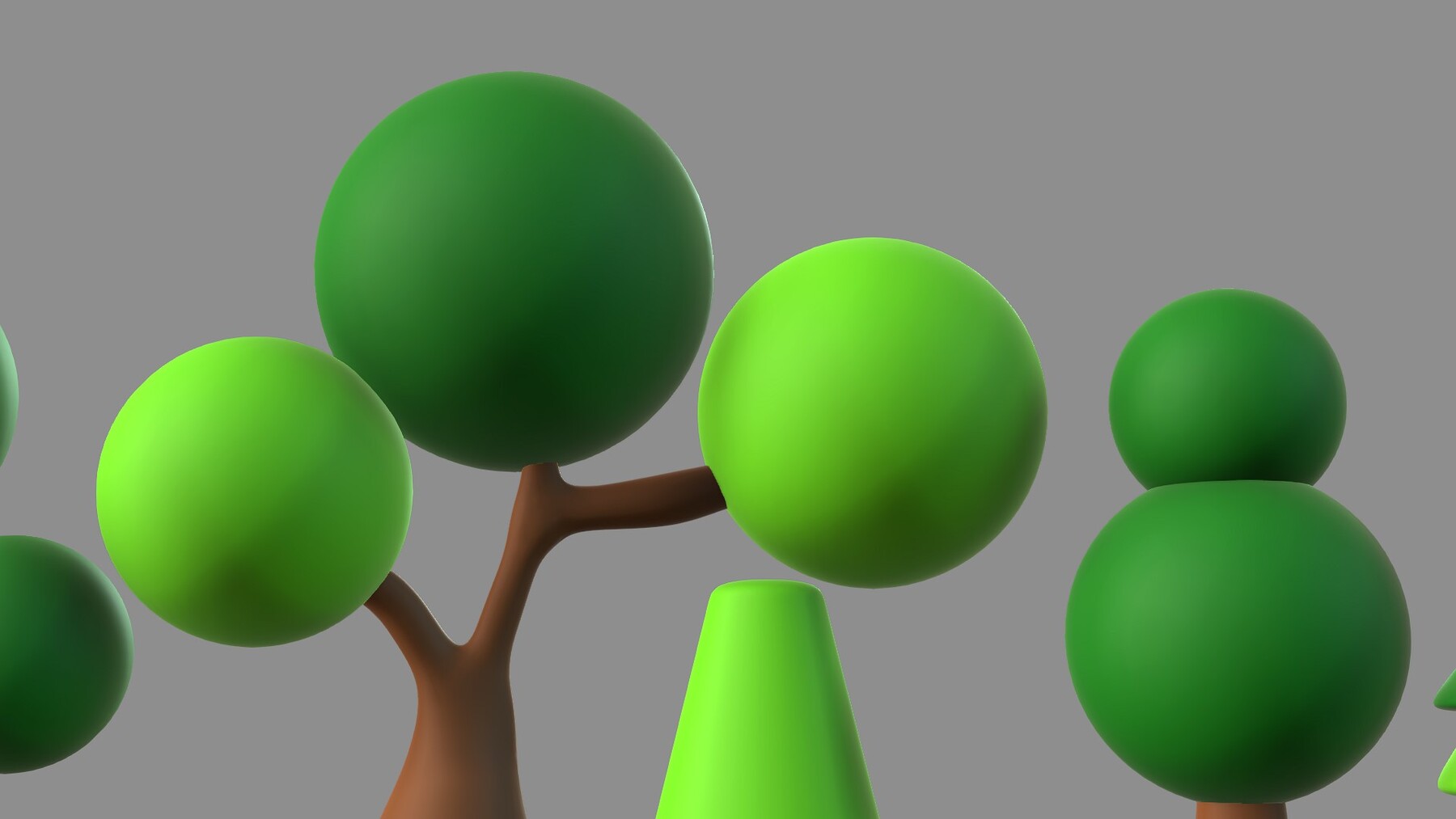 ArtStation - toon trees | Game Assets