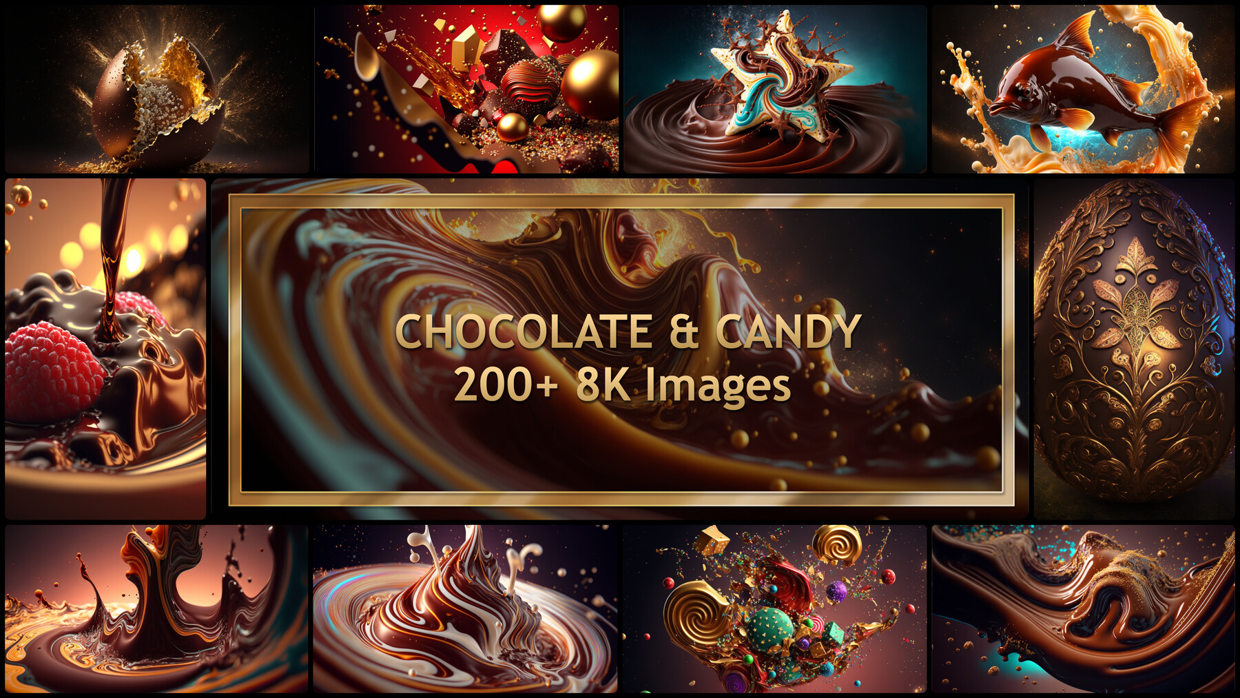 ArtStation - Chocolate & Candy Collection 200+ 8k Resolution | Artworks