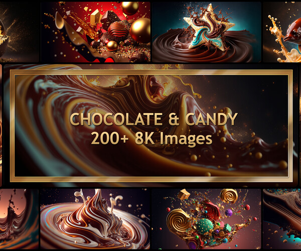 ArtStation - Chocolate & Candy Collection 200+ 8k Resolution | Artworks