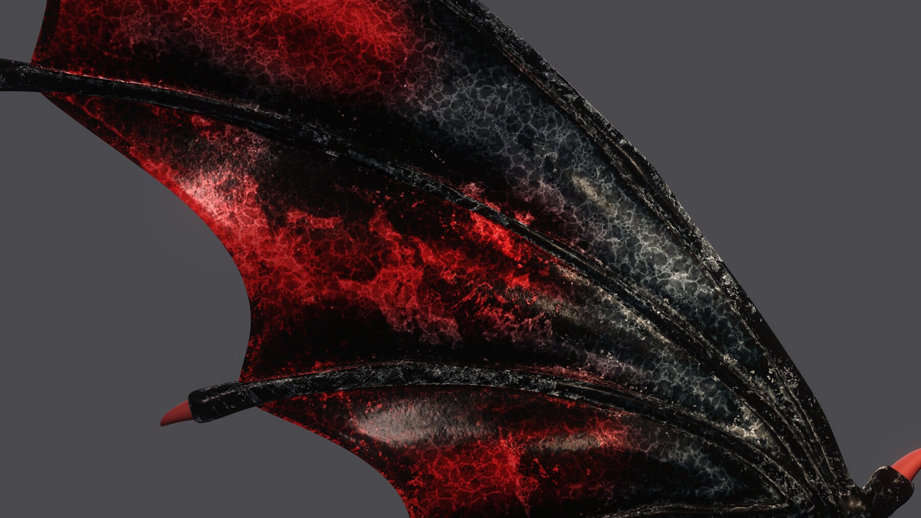 ArtStation - Dark Demon Wings Evil game ready or print | Game Assets