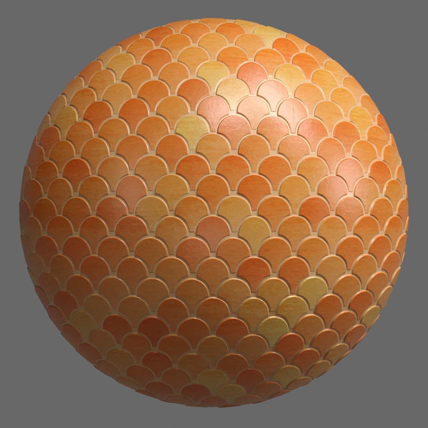 ArtStation - Materials 17- Fish scale tiles PBR, Seamless, Sbsar ...