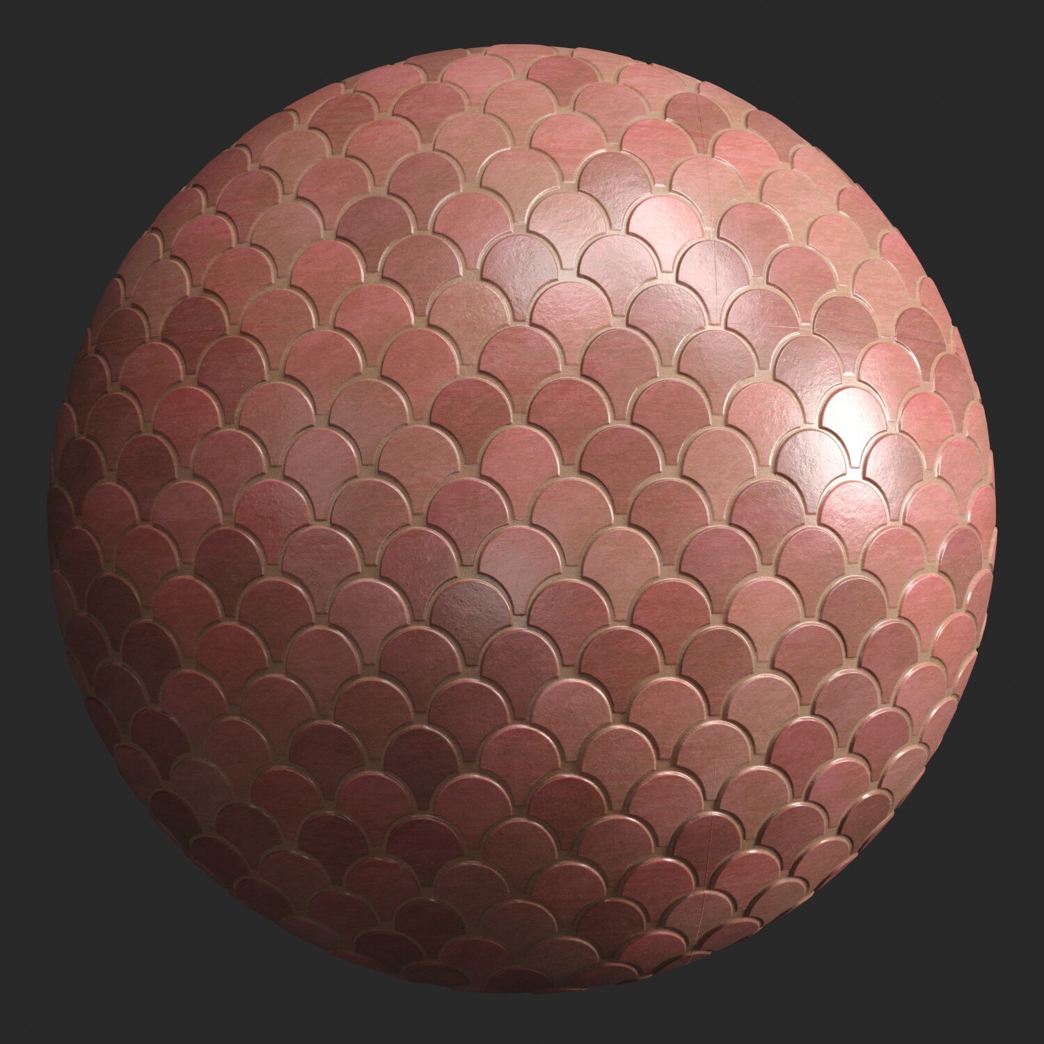 ArtStation - Materials 17- Fish scale tiles PBR, Seamless, Sbsar ...