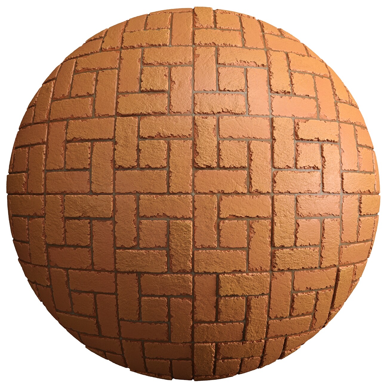 ArtStation - Materials 12- Brick Tiles PBR in 4 Patterns, Seamless ...