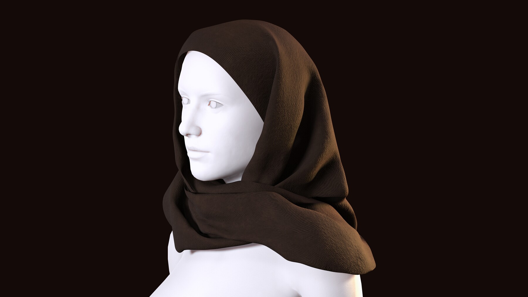 ArtStation - islam Hijab Low-poly | Game Assets