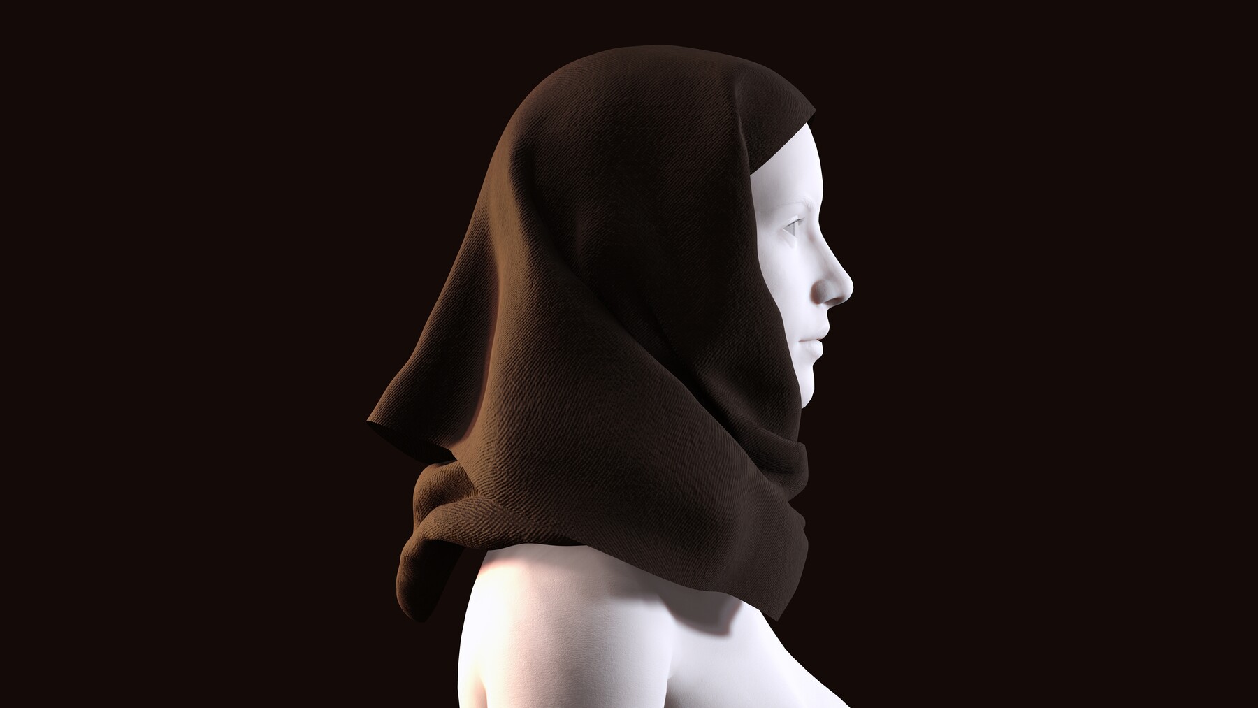 ArtStation - islam Hijab Low-poly | Game Assets