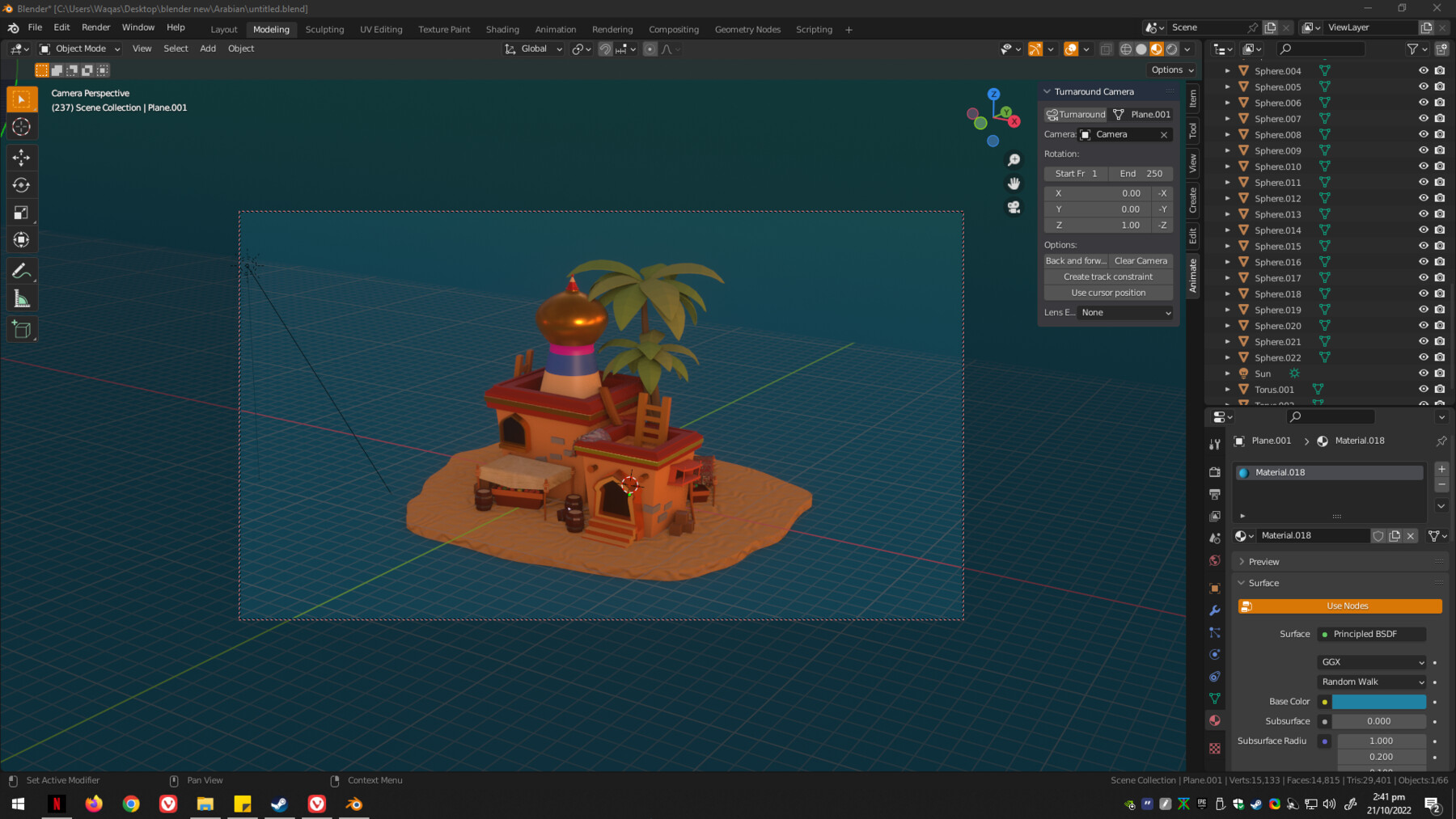 ArtStation - Arabian Low Poly 3D model blender | Resources