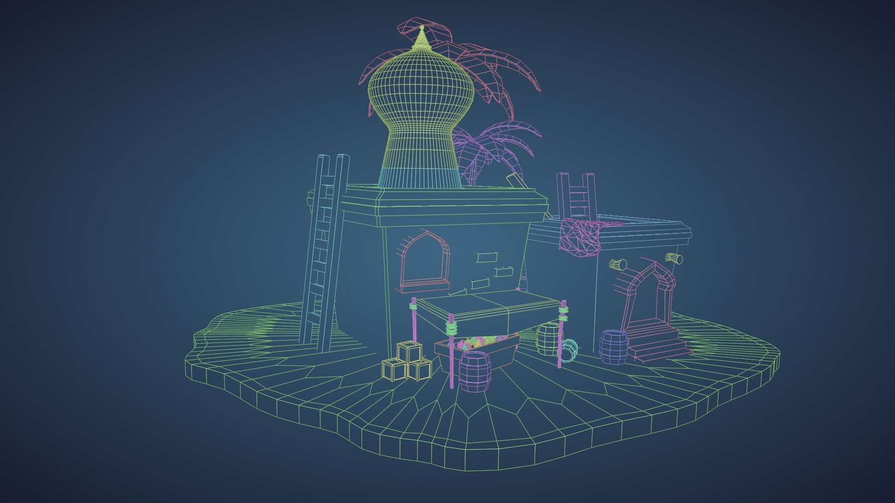 ArtStation - Arabian Low Poly 3D model blender | Resources