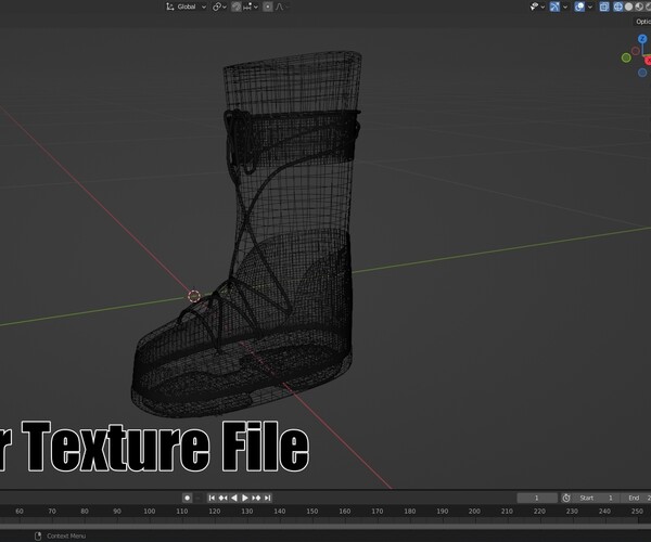 ArtStation - Moon Boots (Blender+OBJ) for Genesis 8 / 8.1 (Build File included) | Game Assets