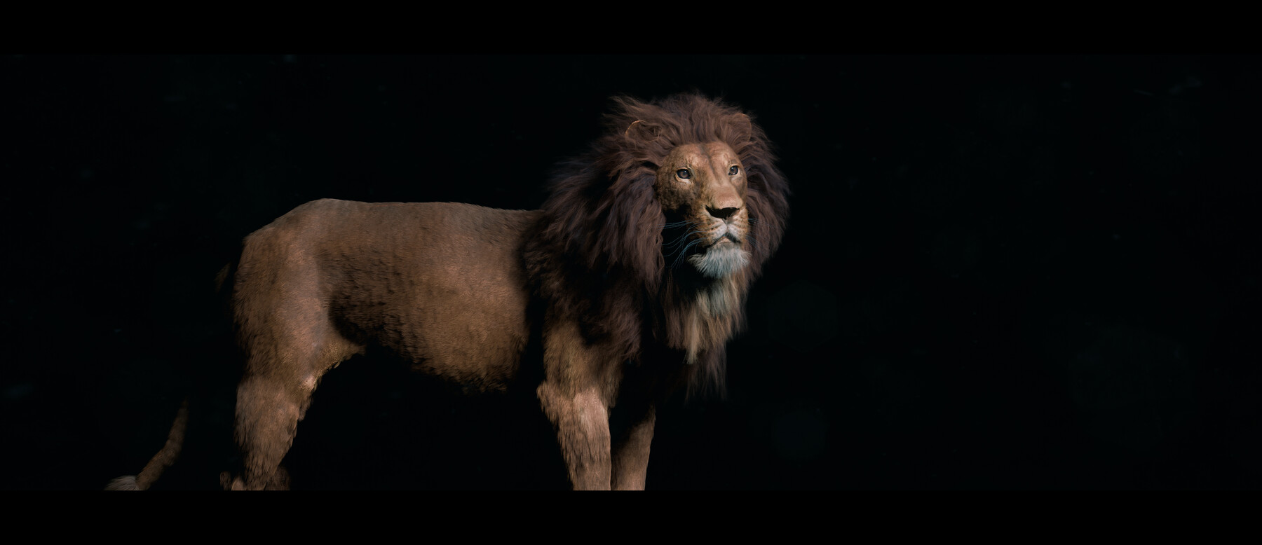 ArtStation - Lion Blender 4K model with fur model | Game Assets