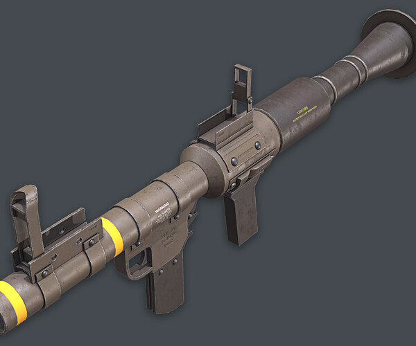 ArtStation - Rocket Launcher Game Ready 1 | Game Assets