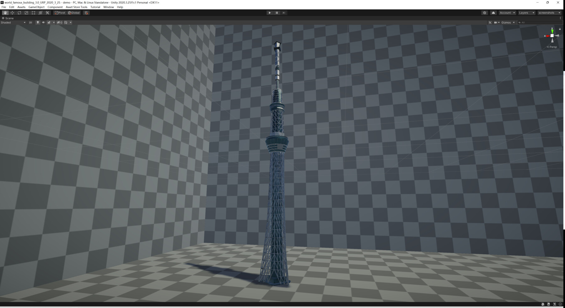 ArtStation - 3D Model - Tokyo Skytree | Game Assets