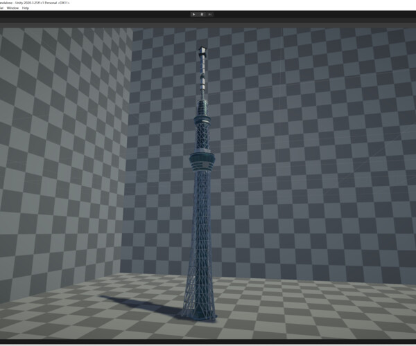 ArtStation - 3D Model - Tokyo Skytree | Game Assets