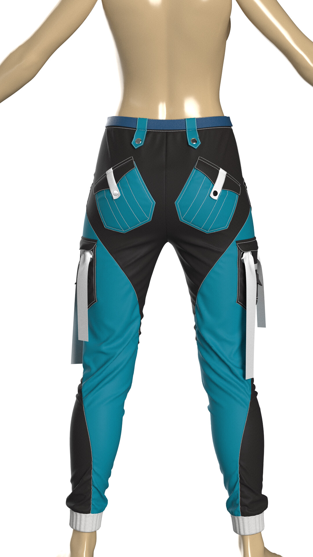 ArtStation - Clothes №138 "Marvelous Designer" (Pants) /Zprj/ OBJ+FBX ...