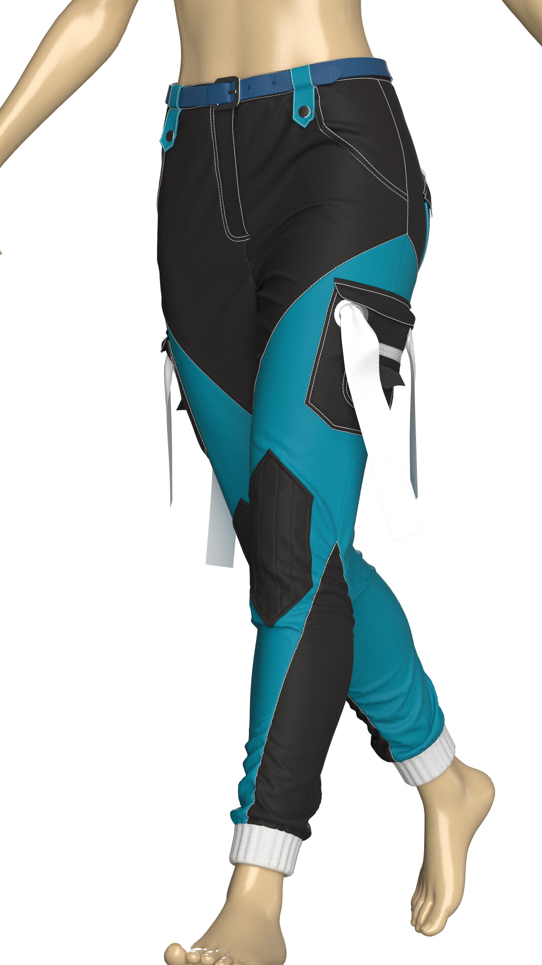 ArtStation - Clothes №138 "Marvelous Designer" (Pants) /Zprj/ OBJ+FBX ...