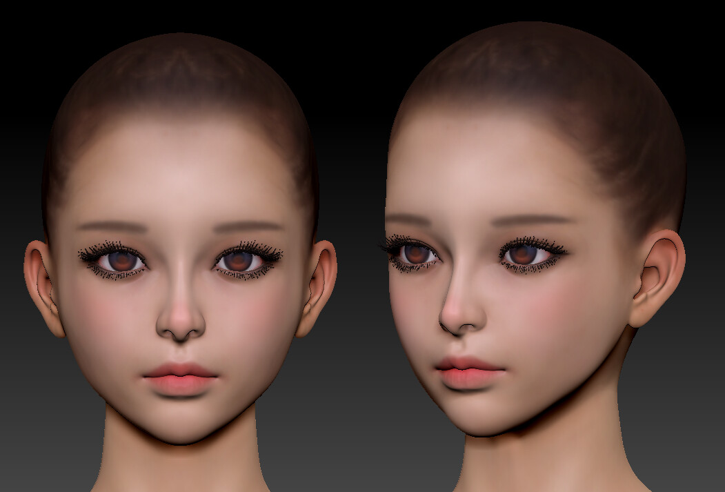 ArtStation - Woman Base Project (Retopologized) | Resources