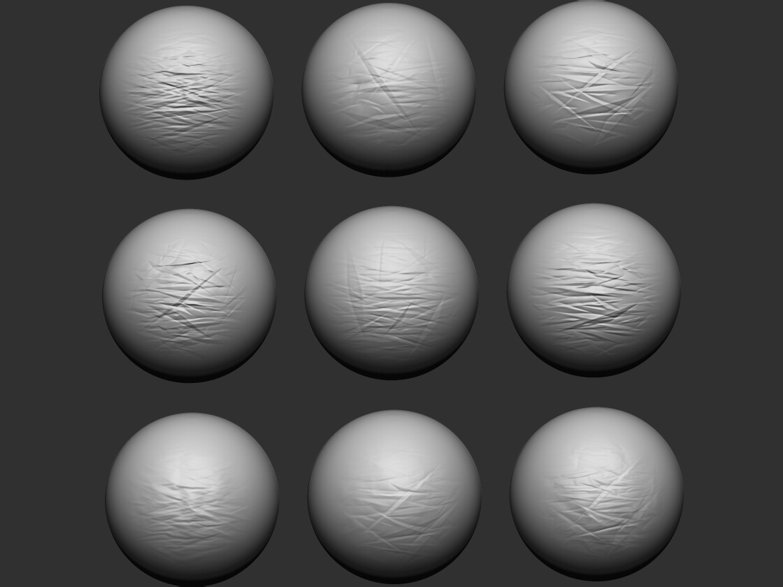 ArtStation - 50 Memory Folds Alphas + 1 VDM Brush for Zbrush | Brushes