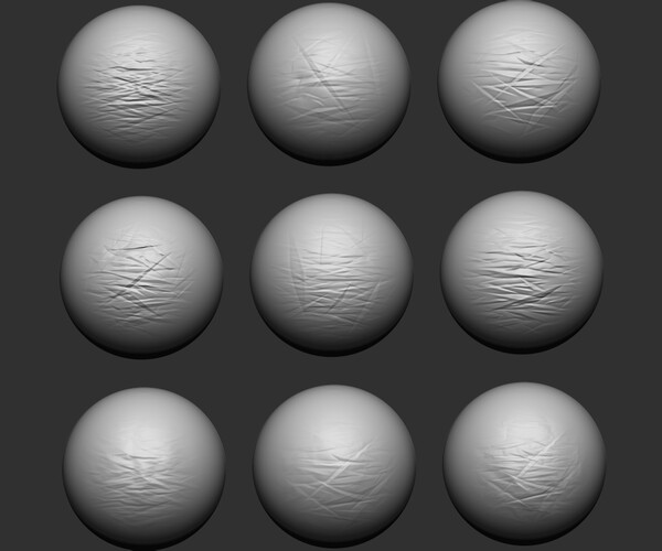 ArtStation - 50 Memory Folds Alphas + 1 VDM Brush for Zbrush | Brushes