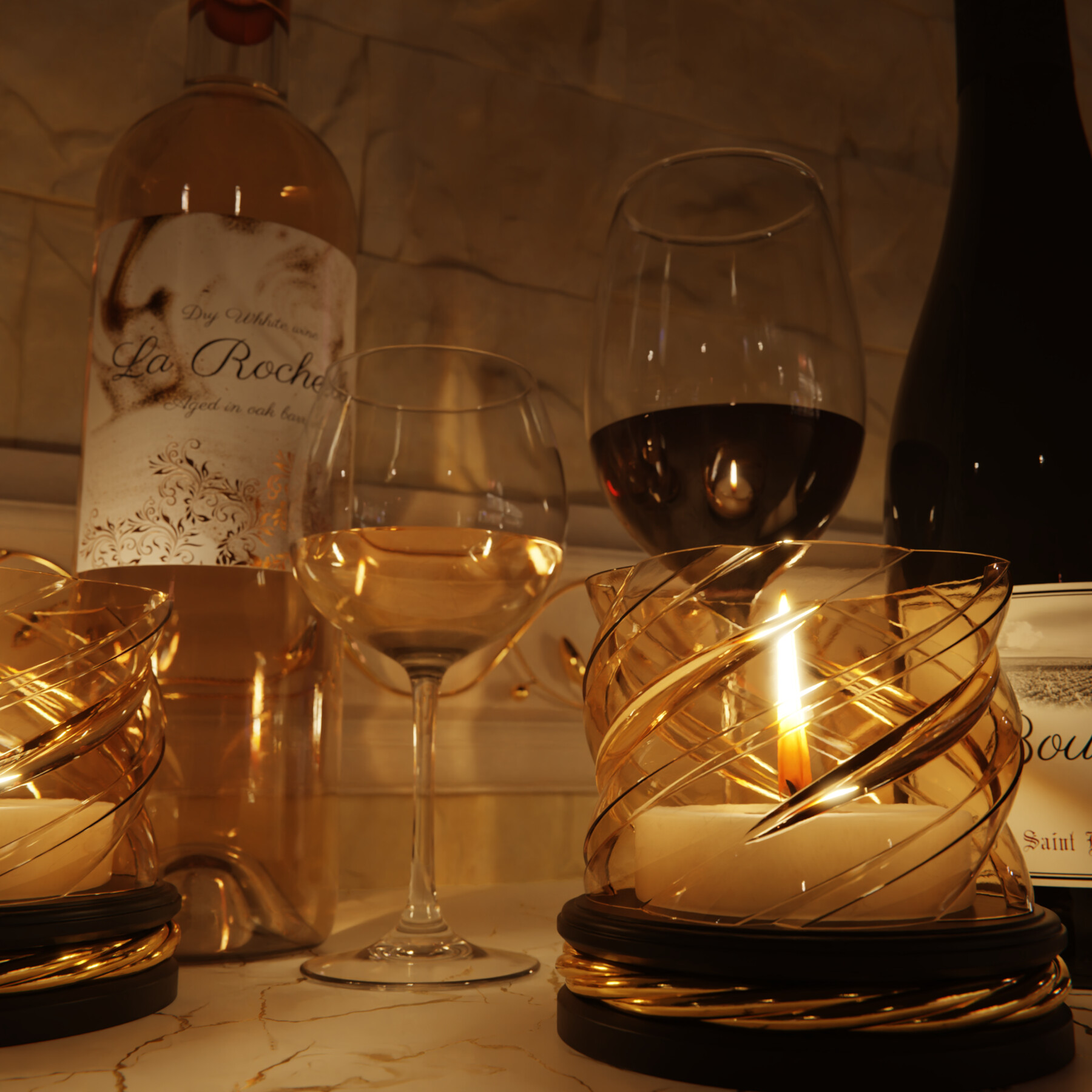 ArtStation - Wine and candles | Resources