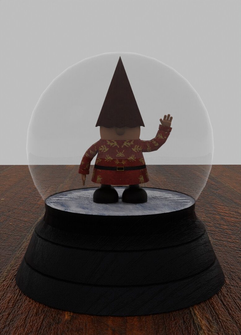 ArtStation - Gnome in Snow Globe | Game Assets