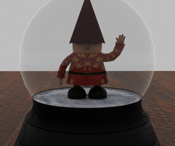 ArtStation - Gnome in Snow Globe | Game Assets
