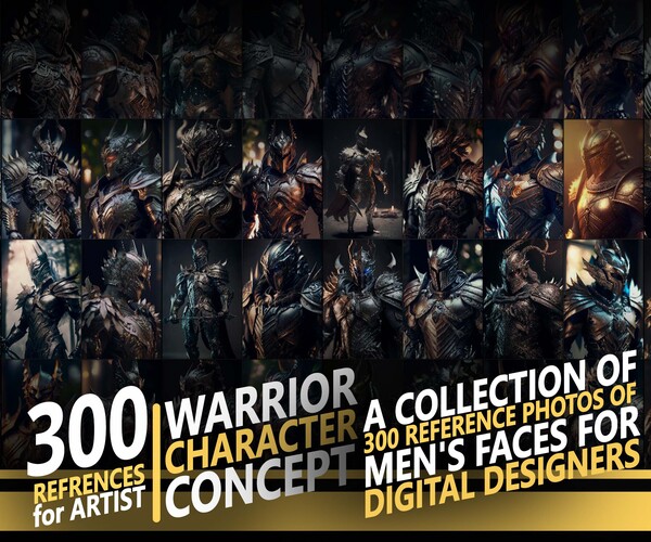 ArtStation - 300 Warrior Character Concept - References for Artist ...