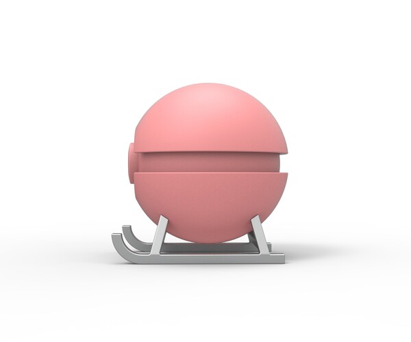 ArtStation - 3D printable Pokeball Sled stand | Resources