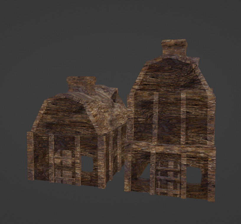 ArtStation - Simple Old Houses | Resources