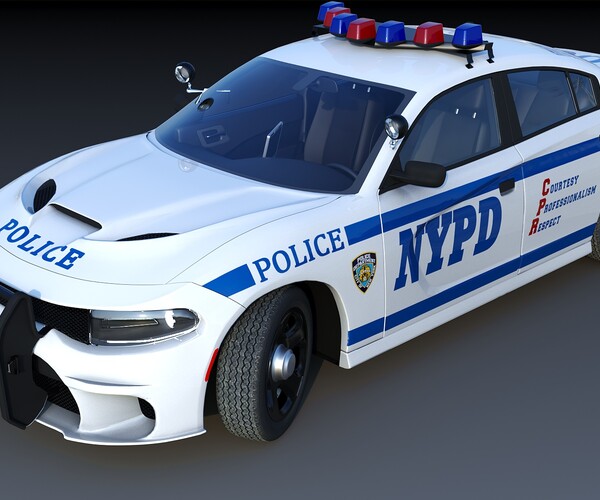 ArtStation - Dodge Charger New York Police Department NYPD | Game Assets