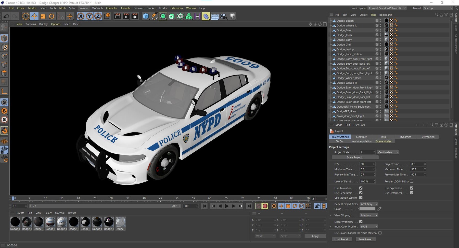 ArtStation - Dodge Charger New York Police Department NYPD | Game Assets
