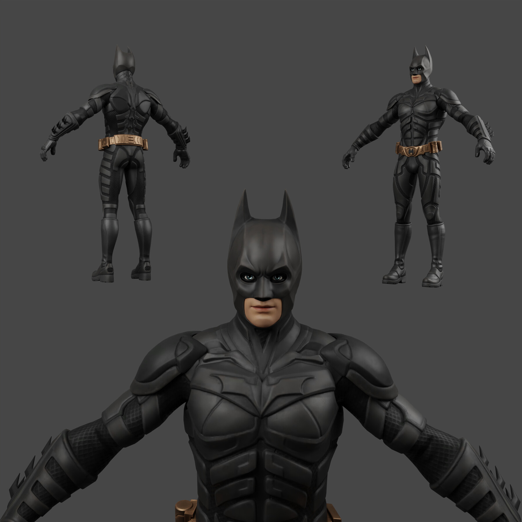 ArtStation - Batman Arkham Lowpoly Rigged | Resources