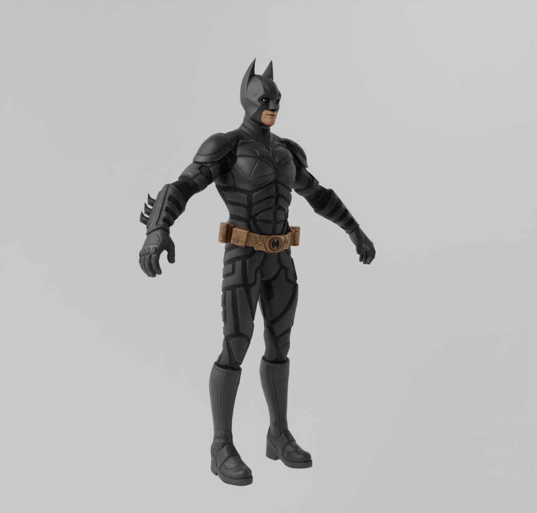 ArtStation - Batman Arkham Lowpoly Rigged | Resources