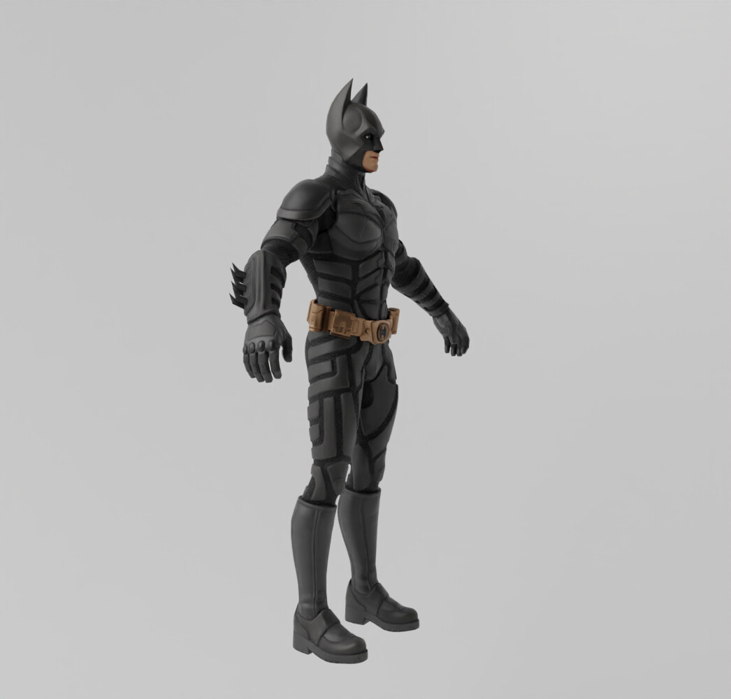 ArtStation - Batman Arkham Lowpoly Rigged | Resources