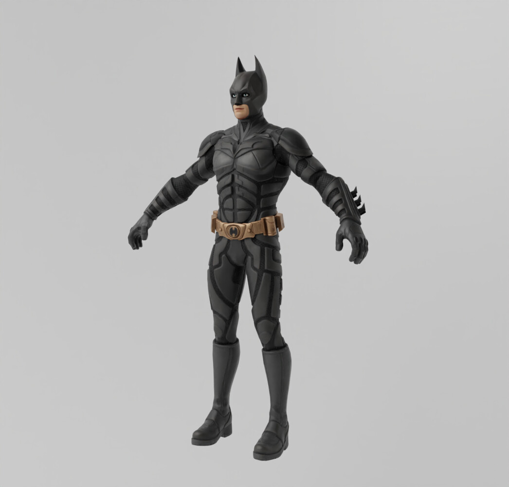 ArtStation - Batman Arkham Lowpoly Rigged | Resources