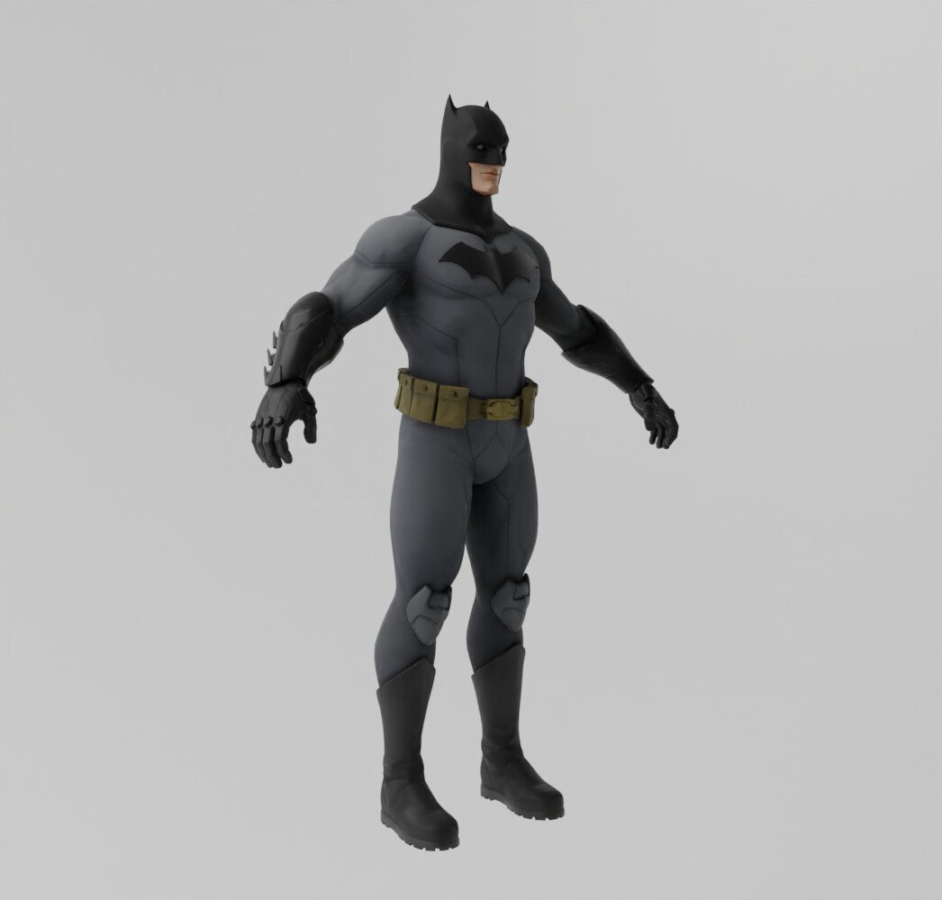 ArtStation - Batman Classic Lowpoly Rigged | Resources