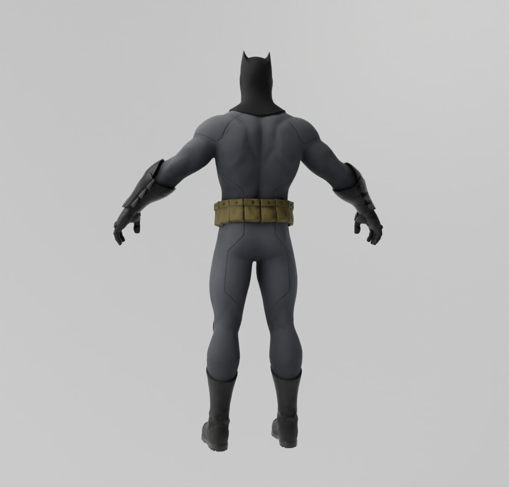 ArtStation - Batman Classic Lowpoly Rigged | Resources